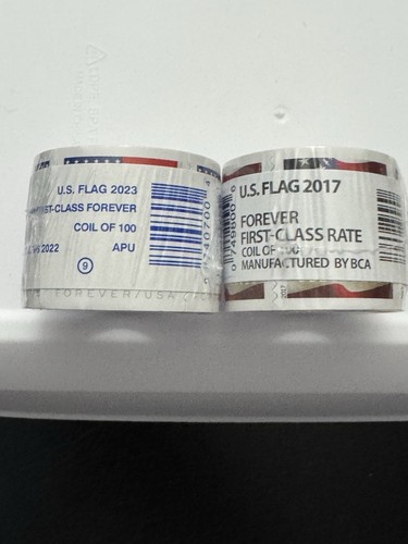(2X)Rolls of (100) USPS 2017.2023 forever Stamps Total 200 Stamps New ...
