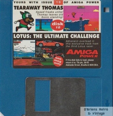 Amiga Power Issue 18, Coverdisk 18, Tearaway Thomas, Commodore Amiga ...
