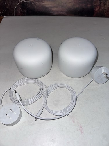 GOOGLE Nest Router HD2 FCC ID :A4R-H2D Bundle 2Pack W/Power Adapters | eBay