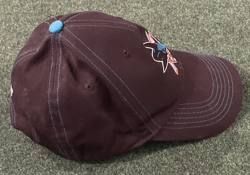 San Jose Sharks Hat Citrix Logo NHL Hockey Baseball Adjustable Cap | eBay