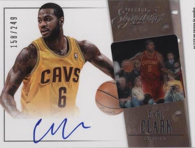 2013-14 Panini Signatures - Film Veteran Autographs Earl Clark #23 /249 ...
