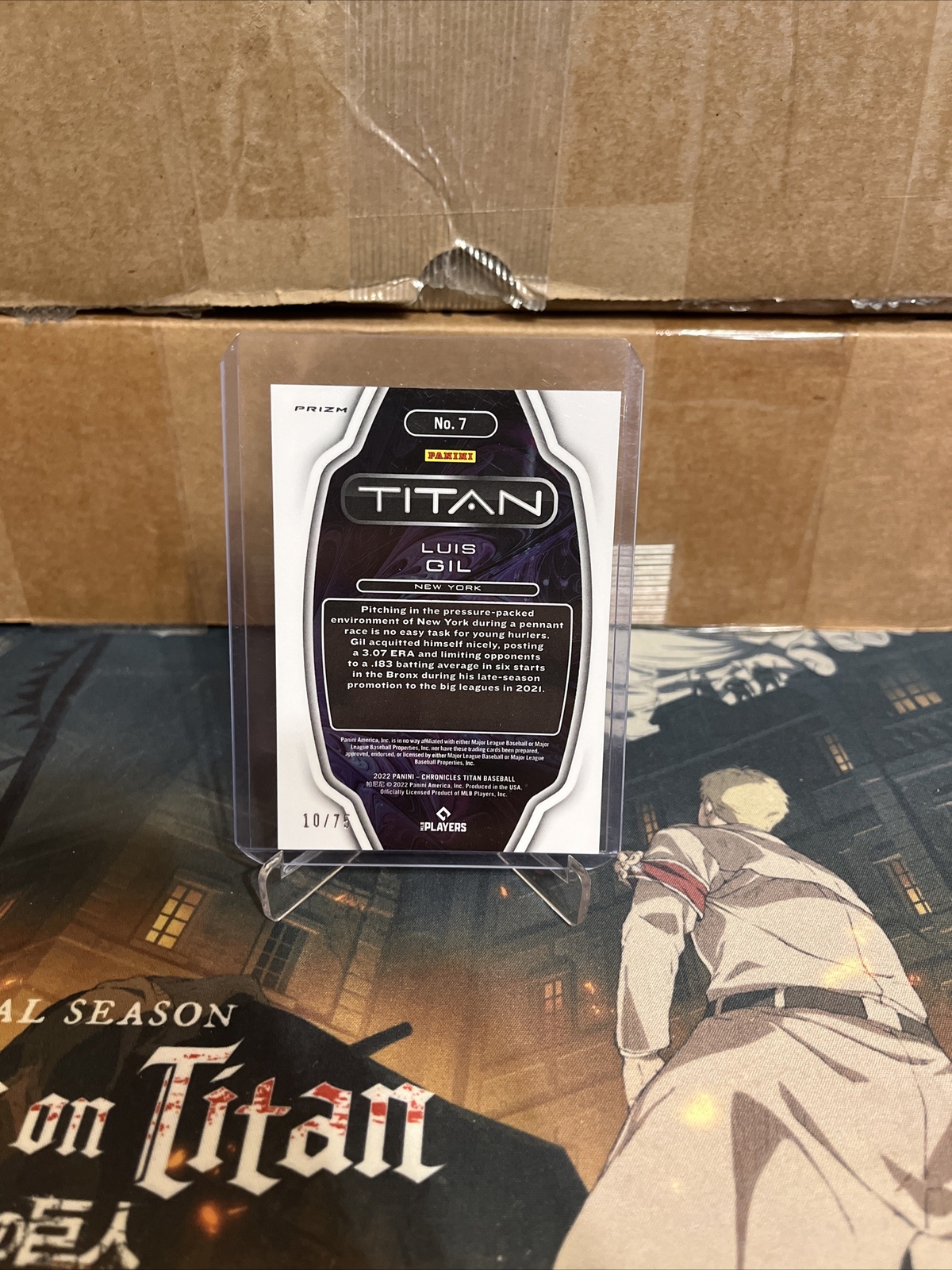 2022 Chronicles #7 Luis Gil Titan Green Prizm RC Rookie/75 | eBay