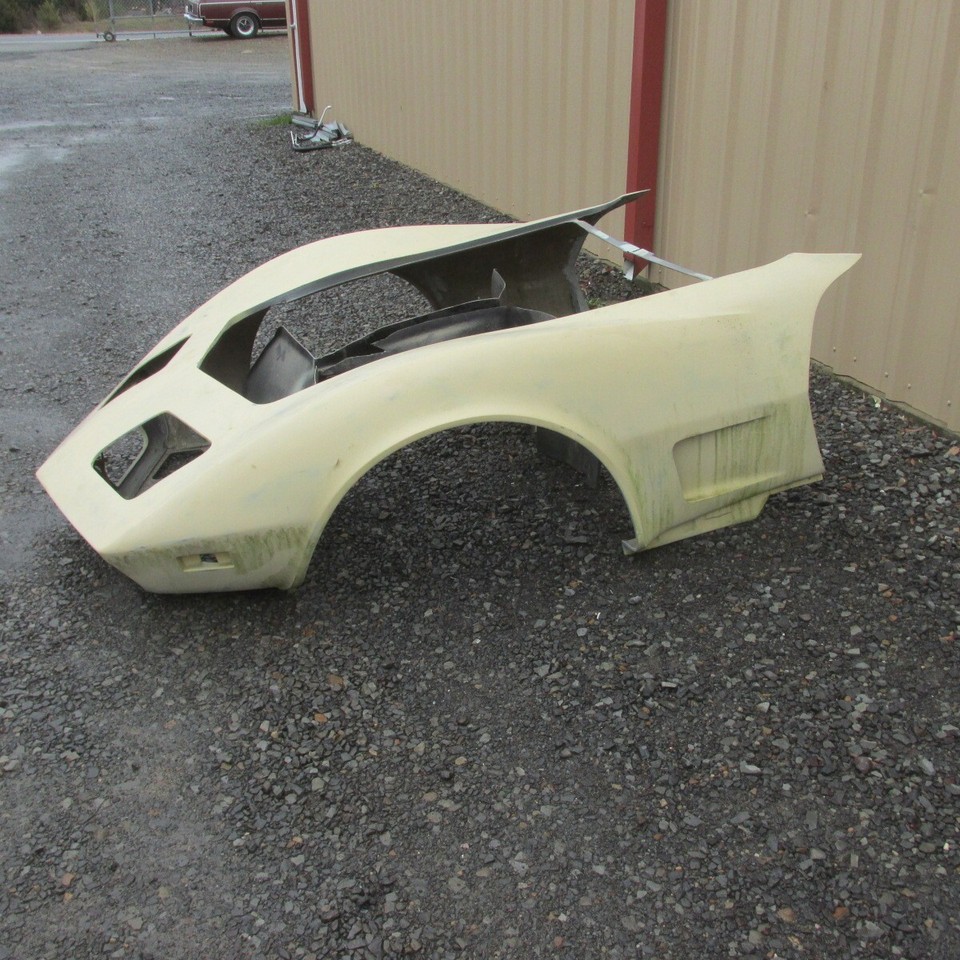 73 74 75 76 77 78 79 CORVETTE AFTERMARKET ONE PIECE FIBERGLASS FRONT ...