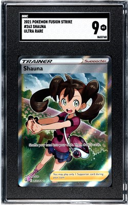 Shauna Full Art Trainer - 263/264 - Fusion Strike SGC 9 Mint | eBay