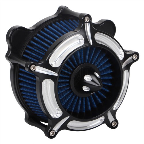 Blue Air Cleaner Intake Filter Kit For Harley Road King Street Glide ...