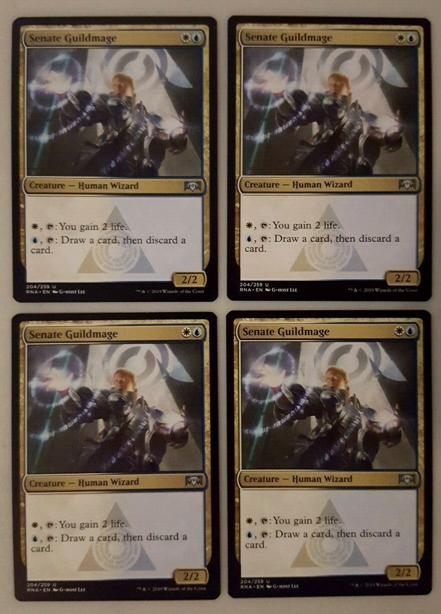 [4x] Senate Guildmage Ravnica Allegiance MTG Magic The Gathering NM ...