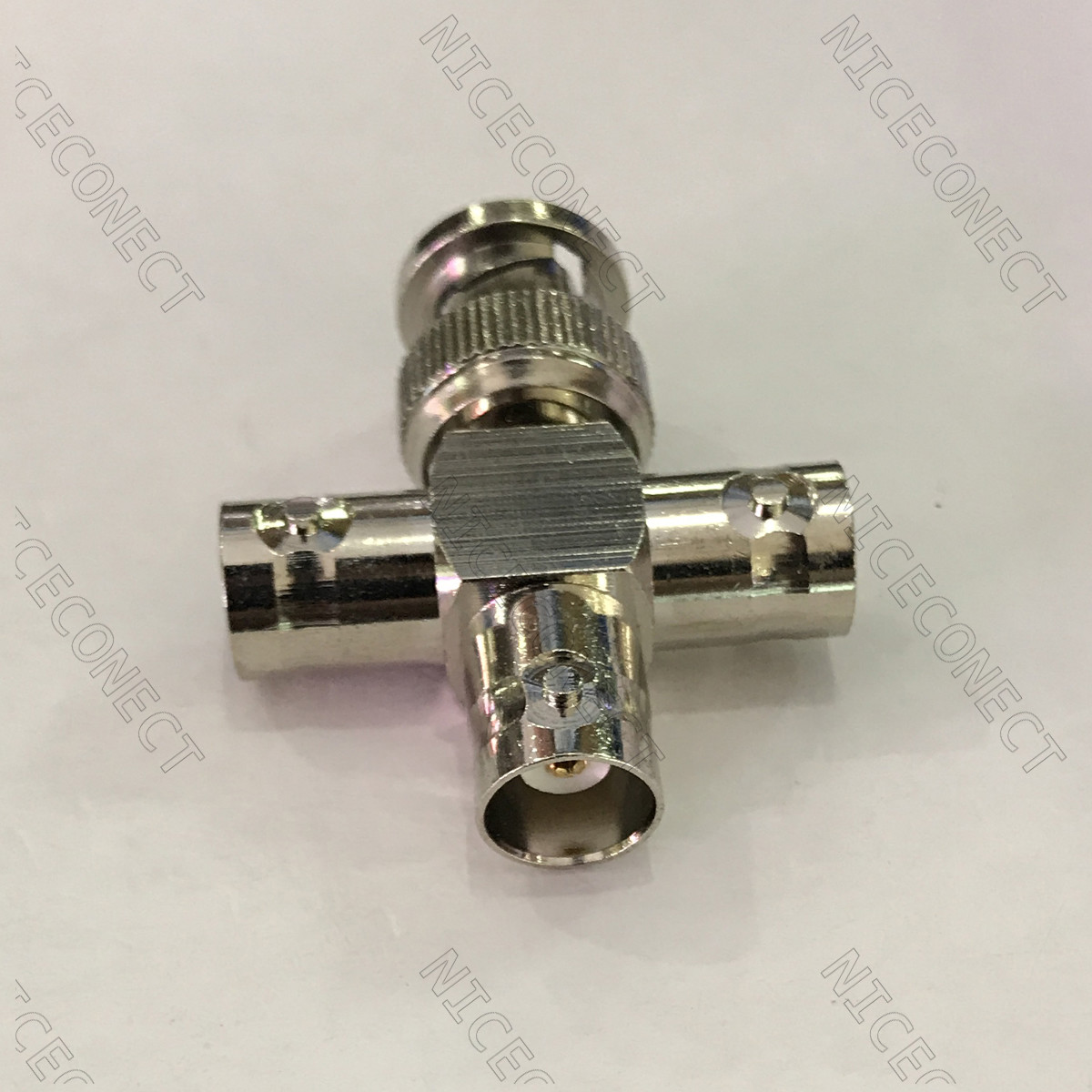 Adapter BNC Male to 3 BNC Jack Female Splitter Conversion Connector ...