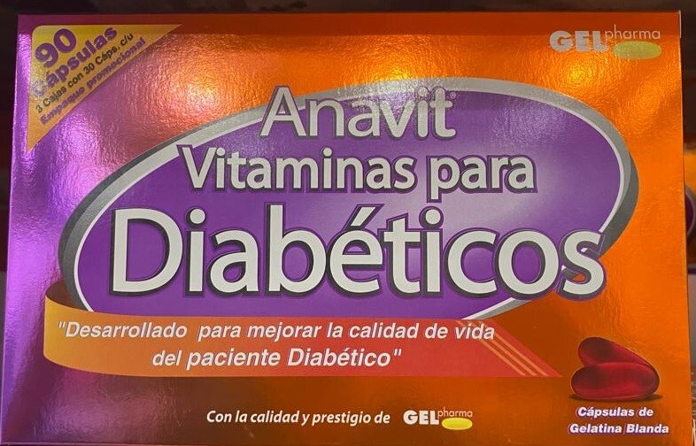 ANAVIT: Vitamins for diabetics 90 caps | eBay