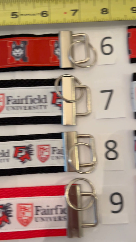 Northeastern University Keychain Fairfield University Keychain Lehigh ...