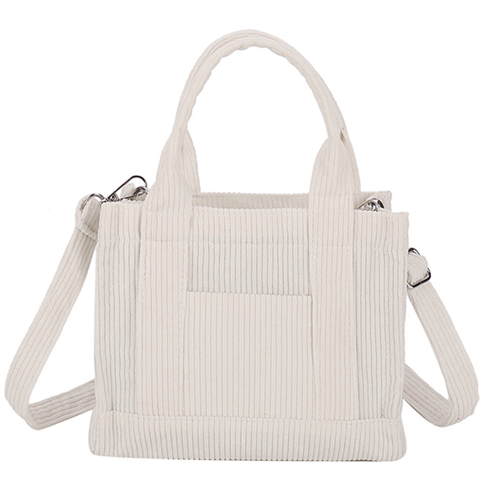 Women Crossbody Bags Cute Corduroy Small Tote Bags Hobo Purse Bag(solid ...
