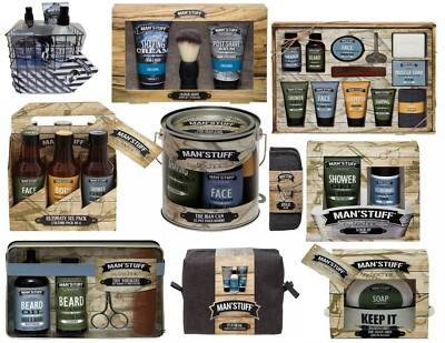 Men's Bath & Body Toiletry Gift Sets Man 'Stuff Christmas Xmas Gifts ...