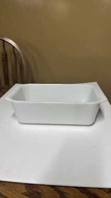PYREX LOAF PAN: MILK GLASS #213; BREAD/CASSEROLE DISH -White | eBay