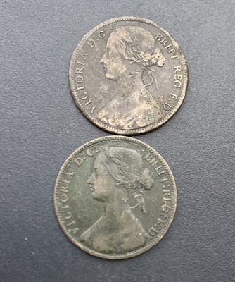 1860 & 1861 Victoria Pennies Victorian Coins Lot E3 | eBay UK