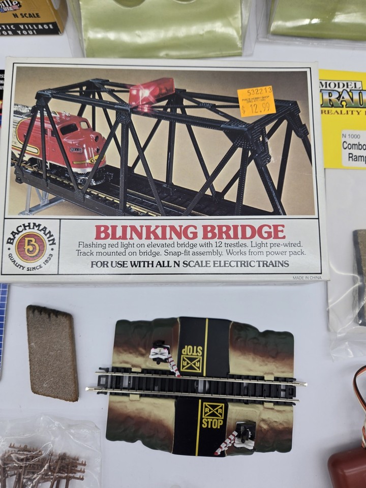 Lot of N Scale Train Accessories Atlas Bachmann IMEX 15 Pieces | eBay