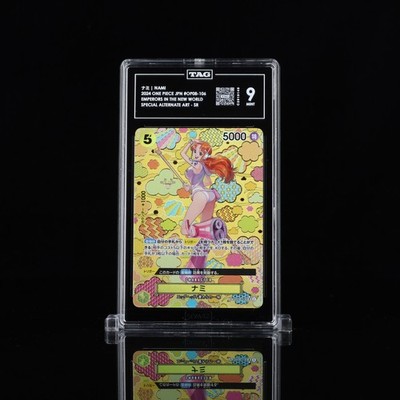 Nami OP08-106 Special Alt Art SR TAG 9 Mint JP | Emperors | Cert ...