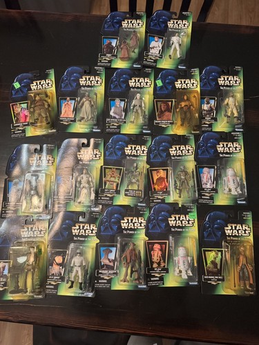 Star Wars The Power Of The Force Lot Of 17 1996 Action Figures ...