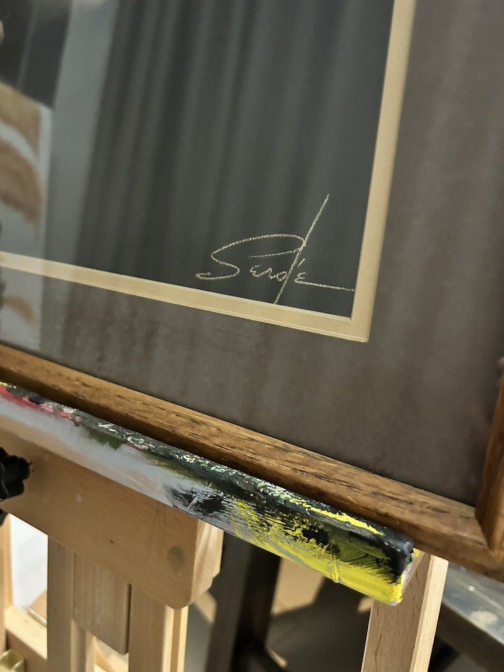 Vintage Black Child Crying Serolé Matted And Framed Print | eBay