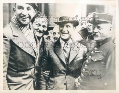 Press Photo Colonel De La Rocque of France of Social Party | eBay