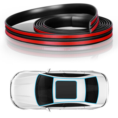 4M Rubber Seal Strip Car Roof Rear Window Trim Edge Moulding ...