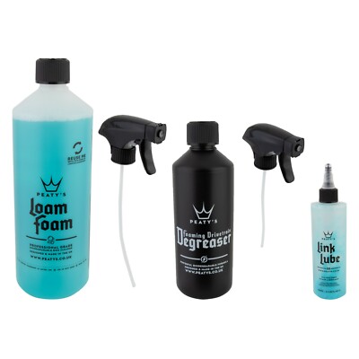 Cleaner Peatys Loamfoam/Degreaser/Lube 3-Pack with Triggers | eBay