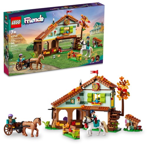 LEGO Friends Autumn’s Horse Stable 41745 Building Toy Set Perfect ...