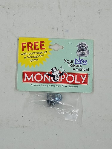 Vintage 1999 Monopoly New Token Piece Money Bag in original packaging ...