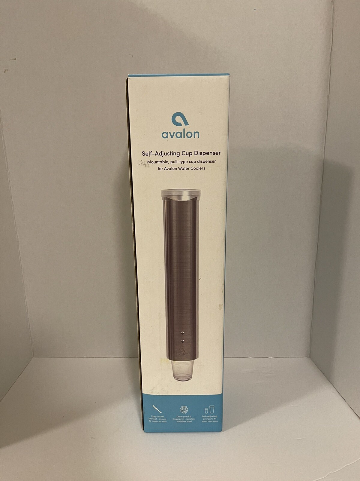 Avalon Stainless Steel Adjustable Pull Type Cup Dispenser, Fits Most ...