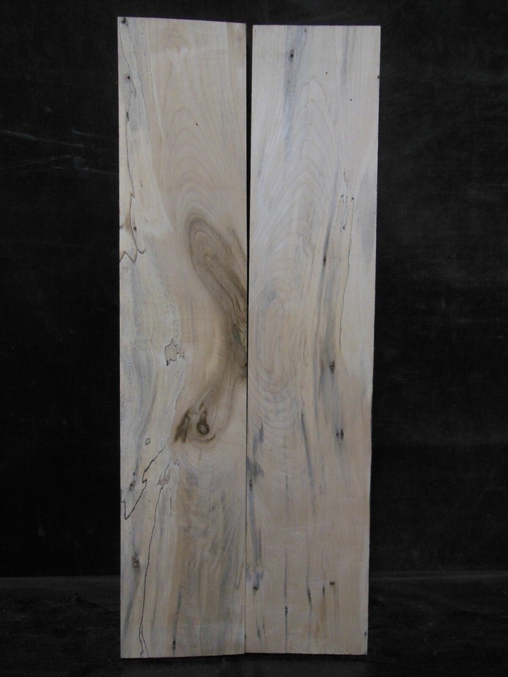 PK-1200_ Book Matched Spalted Maple Boards: 21 3/8"x 11 1/4" x1 ...