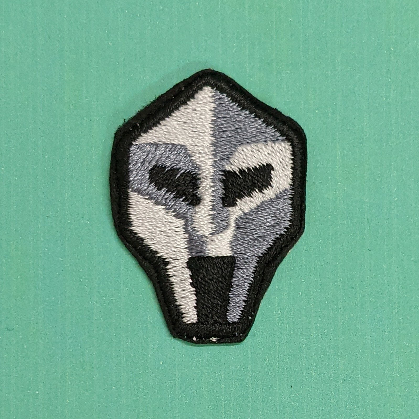 Iron on Patch - MF Doom Technical Mask Embroidered Hip Hop Rap | eBay