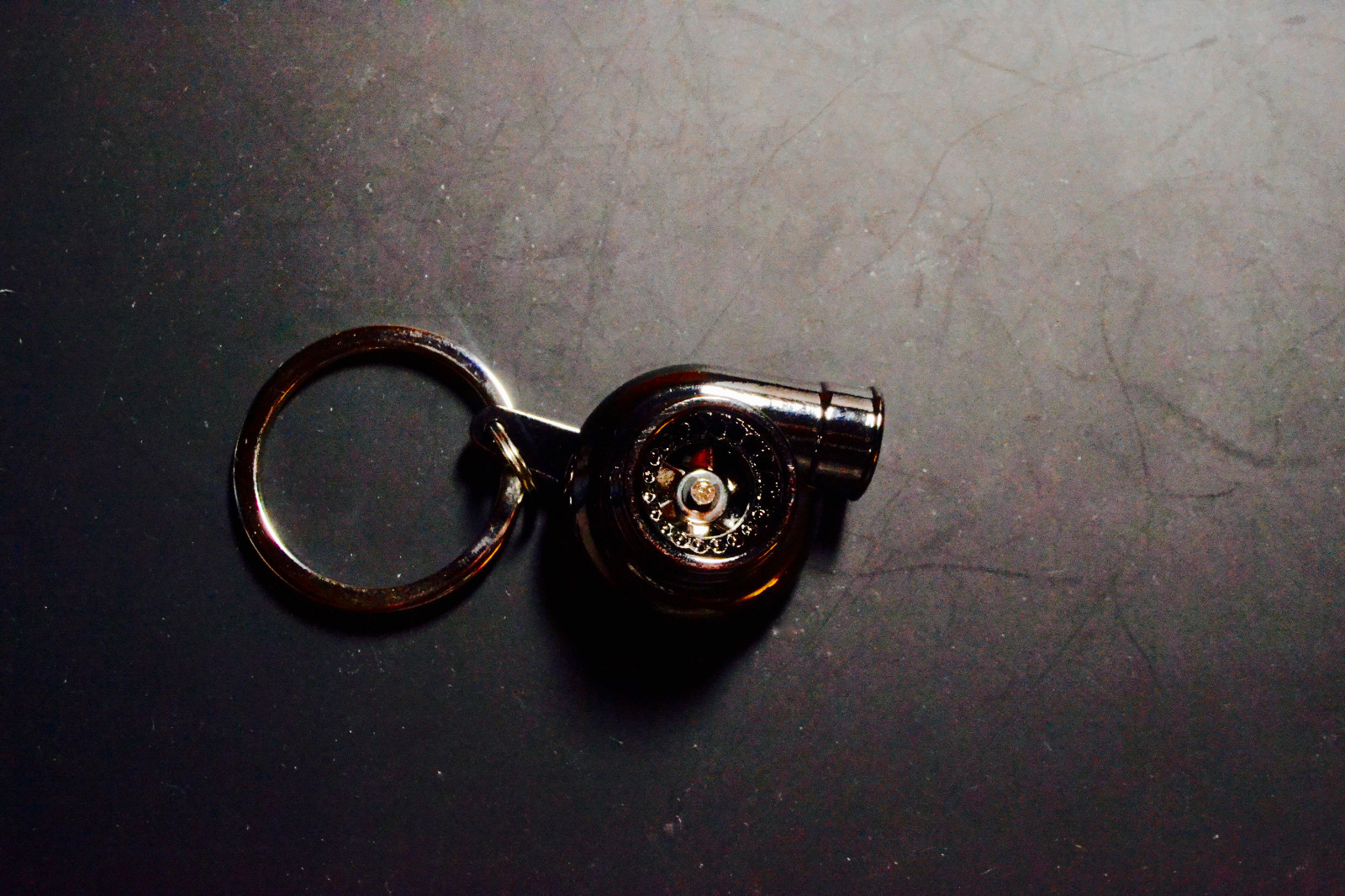 CHROME Spinning Turbo Keychain | eBay