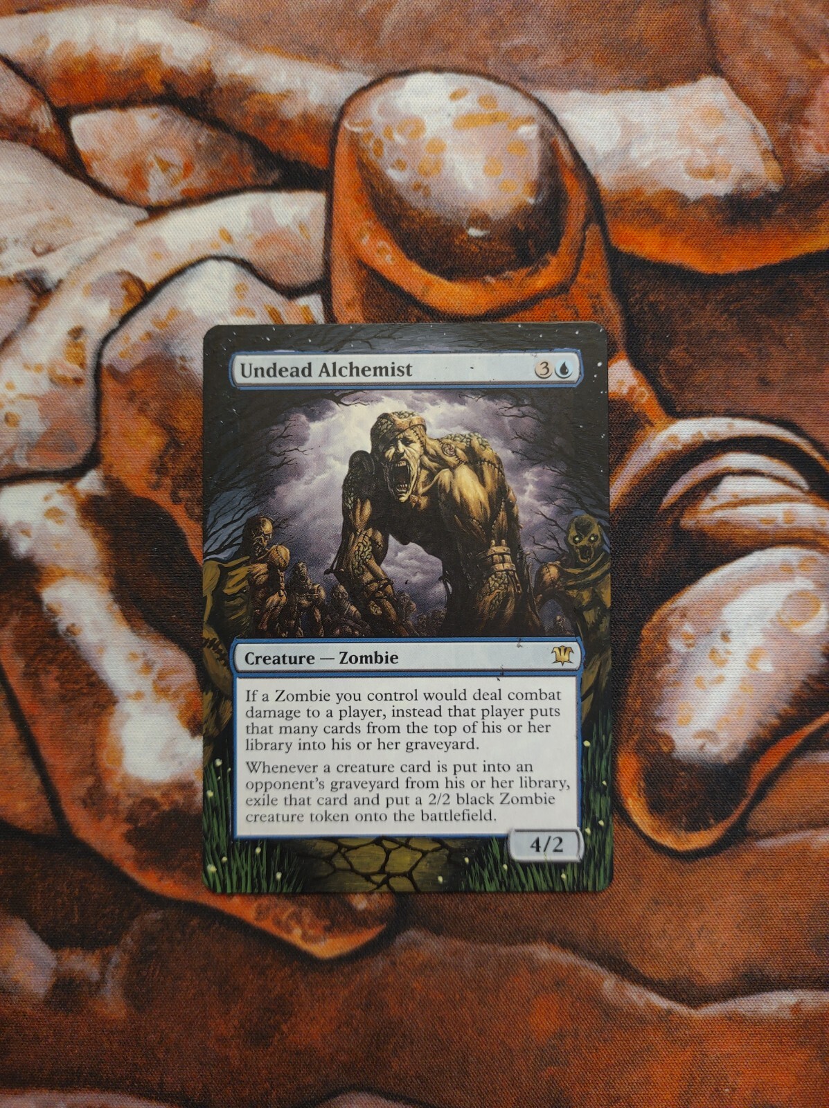 Magic the Gathering Undead Alchemist Hand Painted Custom MTG Altered ...