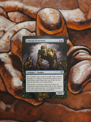 Magic the Gathering Undead Alchemist Hand Painted Custom MTG Altered ...