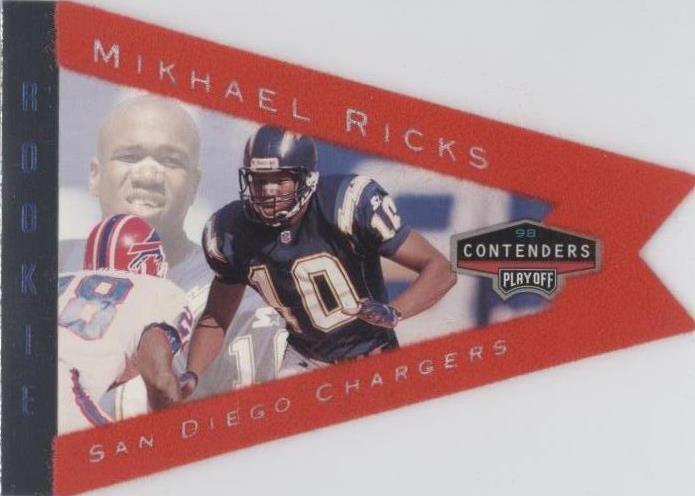 1998 Playoff Contenders - Pennants Mikhael Ricks #80 Red (RC) for sale ...