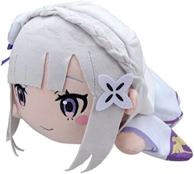 Re:Zero Starting Life in Another World Mega Jumbo Nesoberi Plush Emilia ...