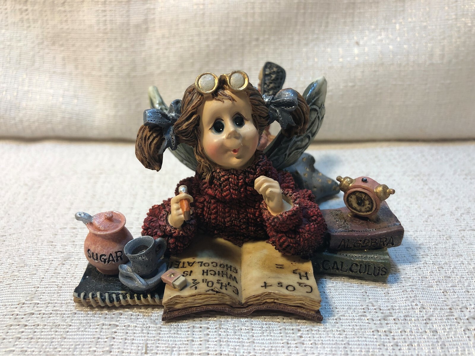 Boyds Bear Wee Folkstone Estudious Cram Faeriebaum Fairy 3E Figurine ...