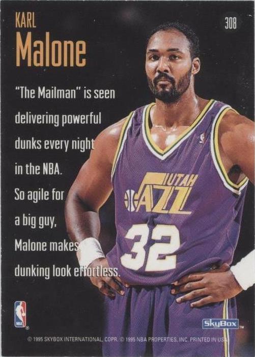 1994-95 Skybox - Karl Malone #308 for sale | eBay