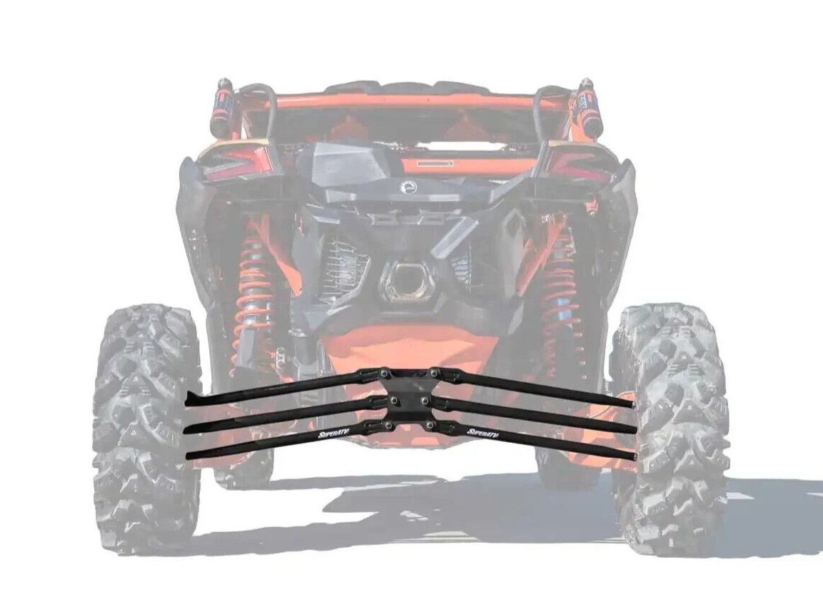 SUPERATV Tubed Radius Rods Bars Can Am X3 XRS XRC RS XMR Turbo 72 ...