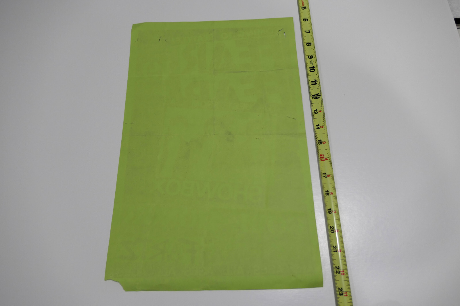 FEAR / CODE OF HONOR / THE FARTZ / SHOWBOX SEATTLE SEPT. 19, 1982 / GIG ...