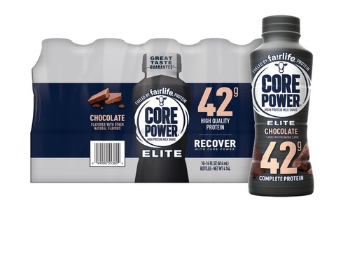 Fairlife Core Power Elite Protein Shake 42g Chocolate 14oz 10 Pack | eBay