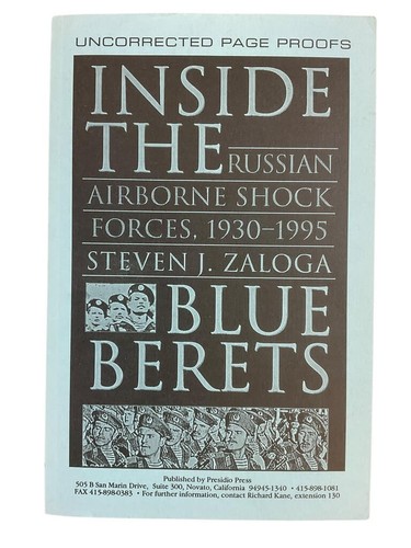 Soviet Inside the Russian Airborne Forces 1930 to 1995 Blue Berets Used ...