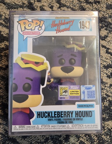 2025 SDCC EXCLUSIVE FUNKO POP HUCKLEBERRY HOUND PURPLE CHASE VARIANT LE ...