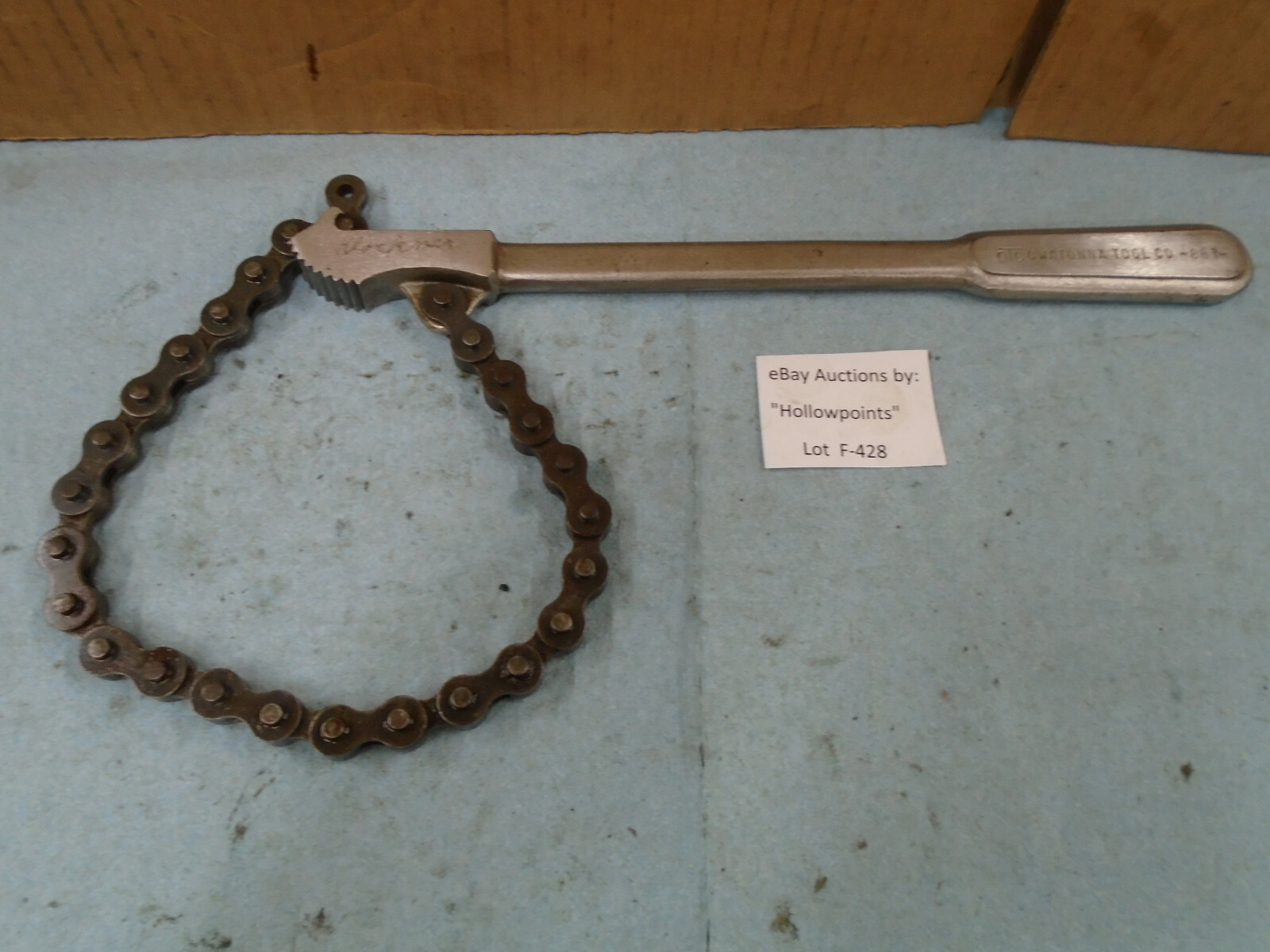 OTC Owatonna Tool Co. No. 887 Adjustable Chain Wrench 4" Capacity 15 ...