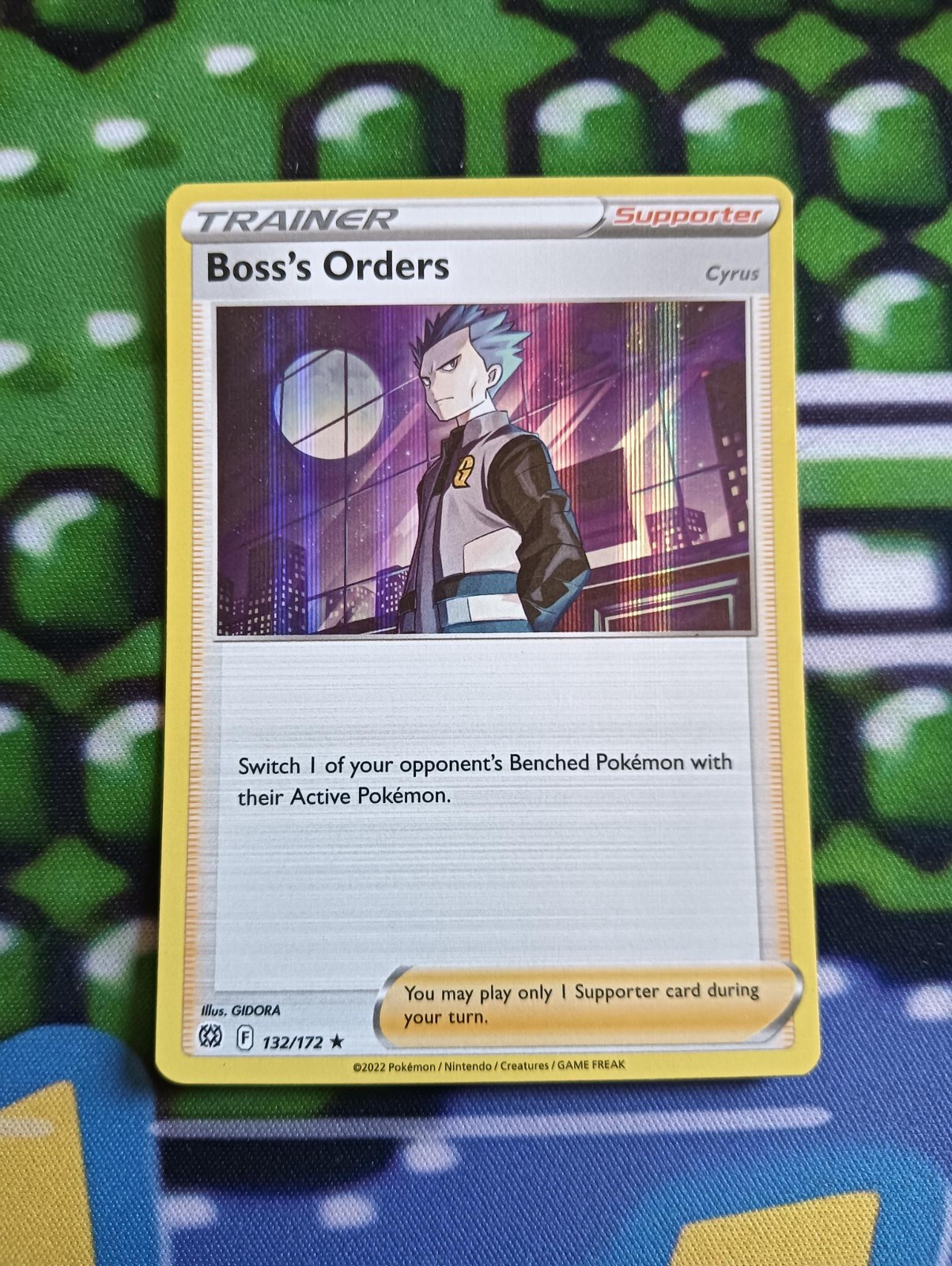 Pokémon TCG Boss's Orders (Cyrus) Sword & Shield: Brilliant Stars 132/ ...