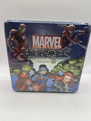 WOOLWORTHS MARVEL HEROES COLLECTORS TIN **BRAND NEW SEALED** | eBay ...