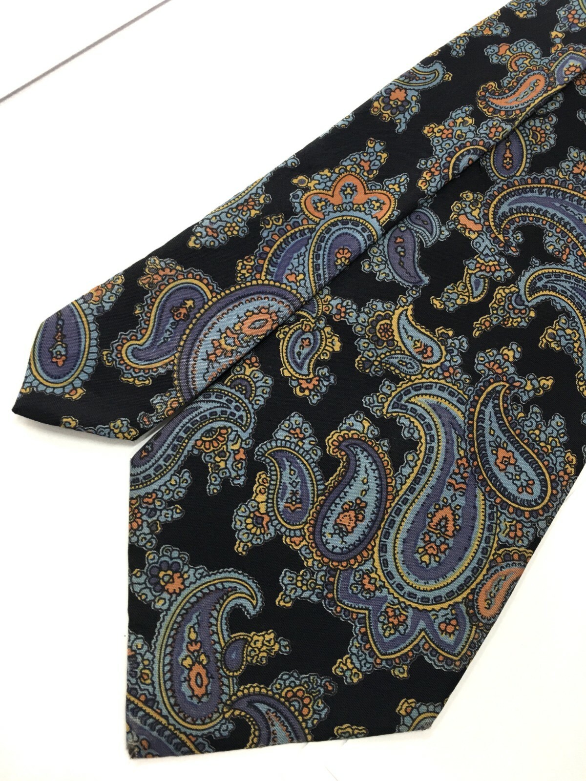 Authentic JIM THOMPSON Batik Paisley Design On Navy B… - Gem