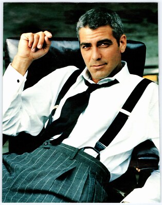 1997 GEORGE CLOONEY 8" X 10" Photo Magazine Page 1990's M354 | eBay