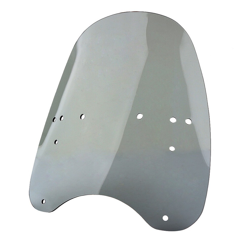 US Large Motorcycle Windshield Wind Screen Deflector bike Windscreen ...