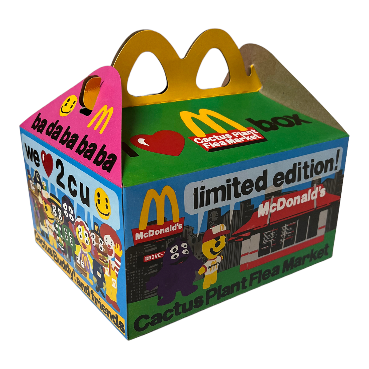 2022 McDonalds Cactus Plant Flea Market CPFM Adult Happy 2022 McDonalds Cactus Plant Flea Market CPFM Adult Happy