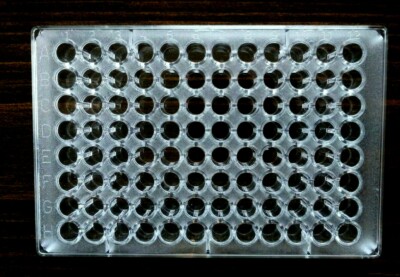 Clear 96-well MICRO PLATE Flat Bottom ELISA Titer Plate (Non-Sterile ...