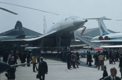 Soviet prototype supersonic transport aircraft Tupolev Tu-144 1971 OLD ...
